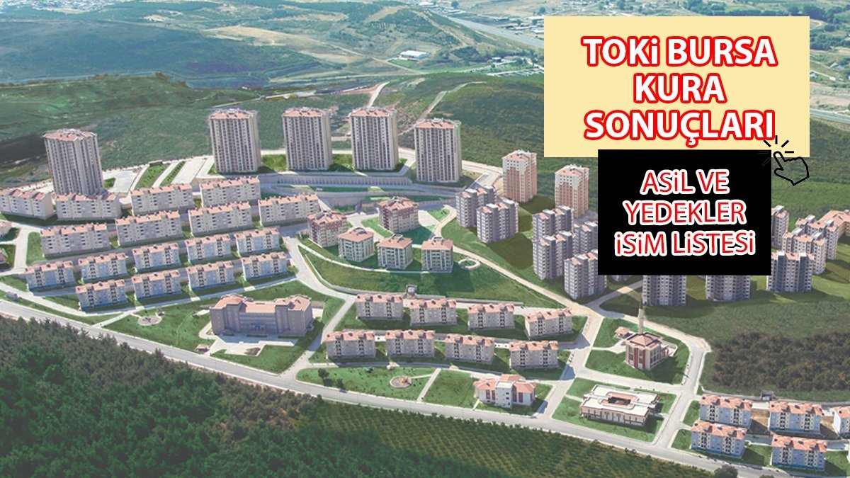 TOKİ Bursa kura çekiliş sonuçları 2026 | e-Devlet sorgulama ekranı ...