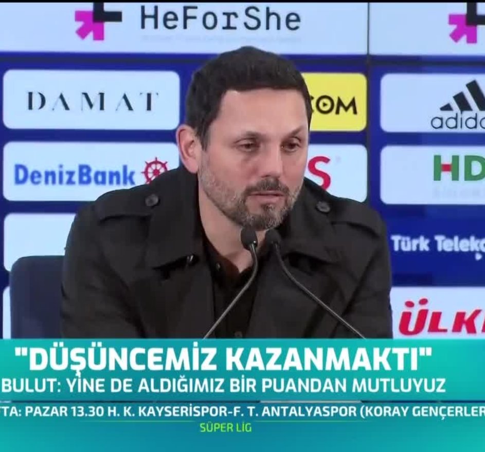 Erol Bulut: Hakemin yanlış karar verdiğini görmedim videosunu izle ...